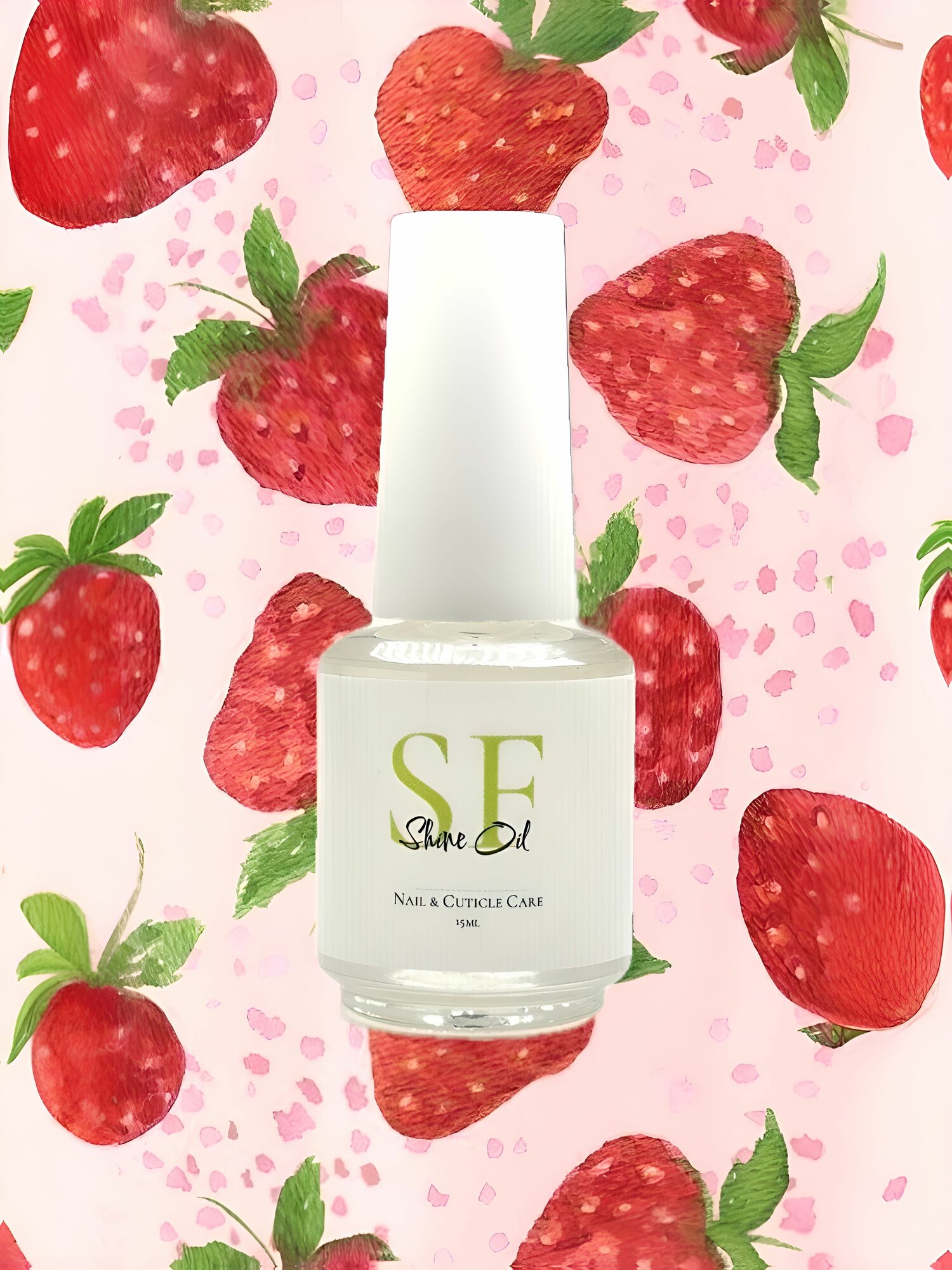 Масло для кутикулы / масло для ногтей Soul Flow Shine Oil клубника, 15 мл