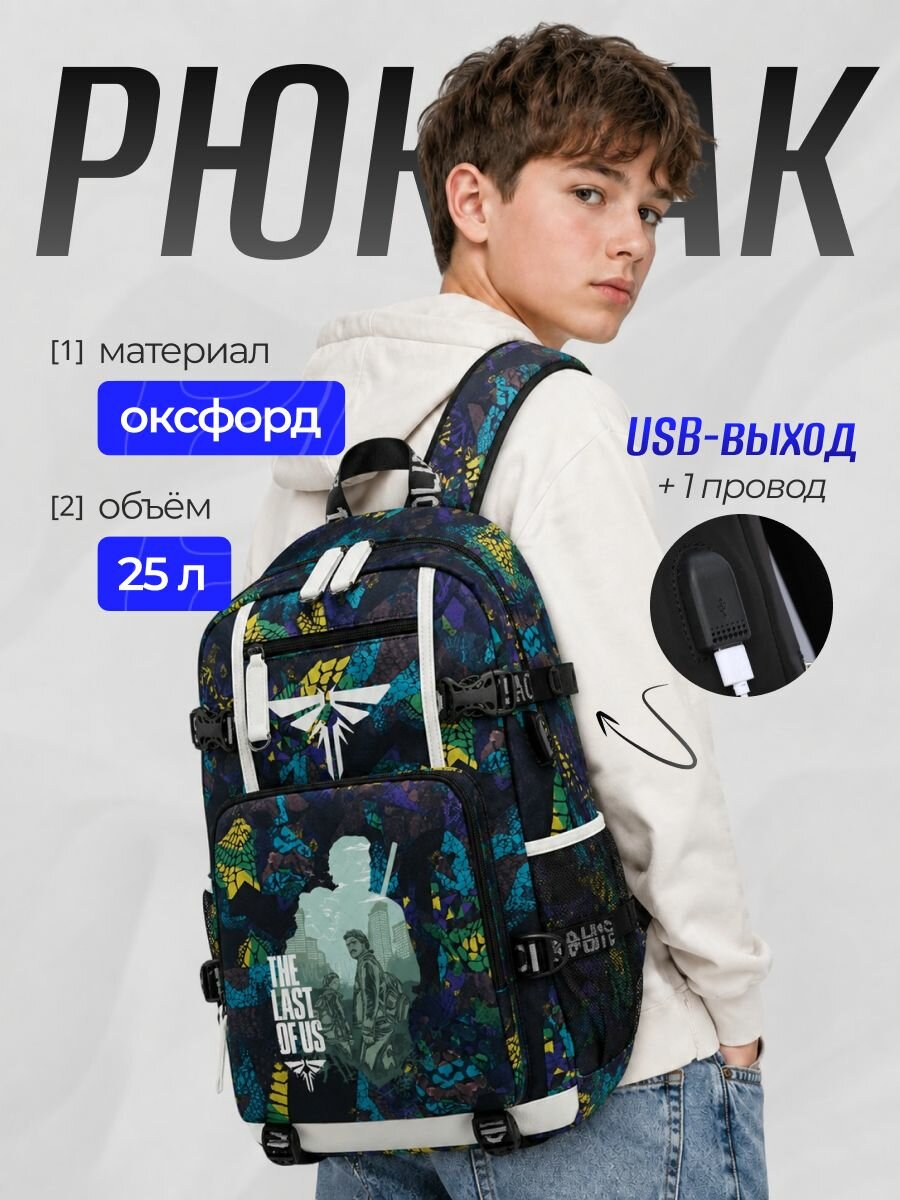 Рюкзак Одни из нас The Last of Us с USB выходом