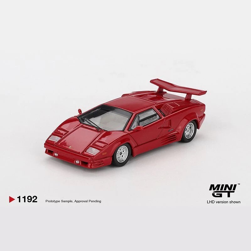 MINI GT 1:64 Lamborghini Countach 25th Anniversary красная модель автомобиля 1192-CH
