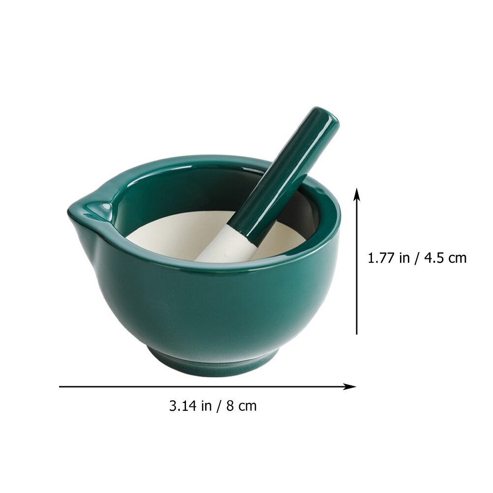 Керамический Ступка И Пестик Для Измельчения Продуктов 1 Шт Длина 8X8X4 8Cm