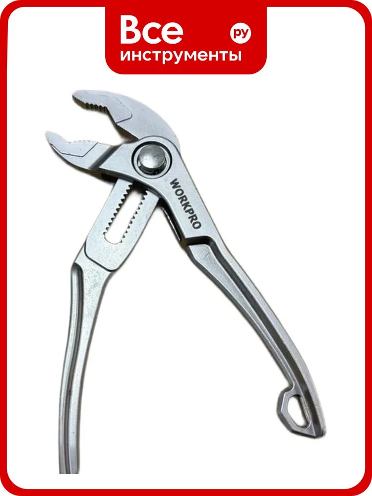Клещи переставные WORKPRO быстрорегулируемые PRO 100мм CR-V , WP231170