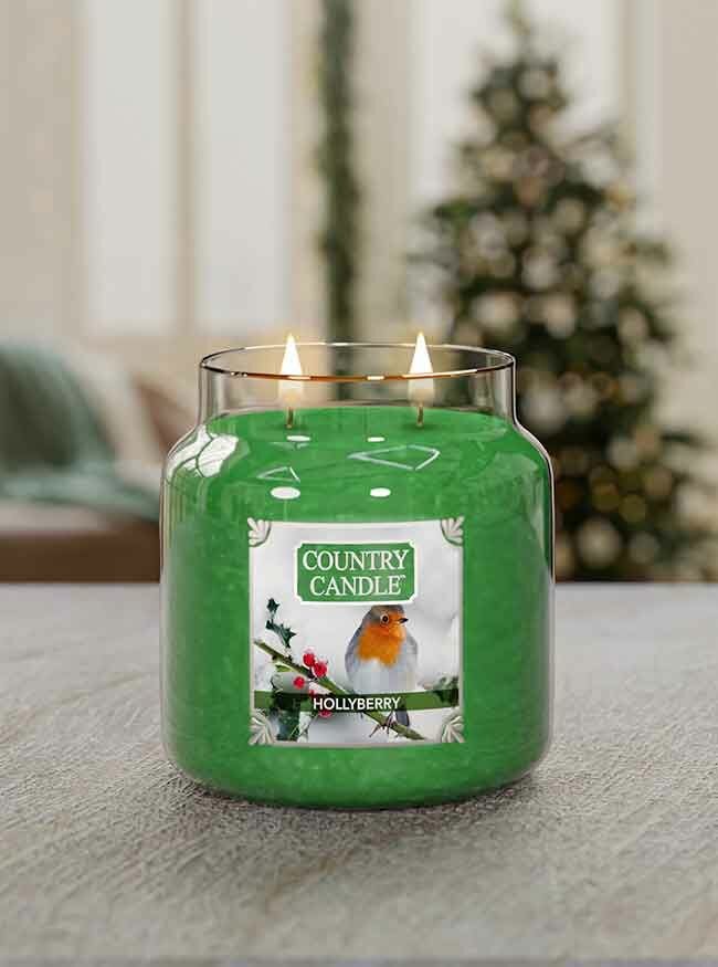 Kringle Candle свеча ароматическая Hollyberry ( 510 грамм)