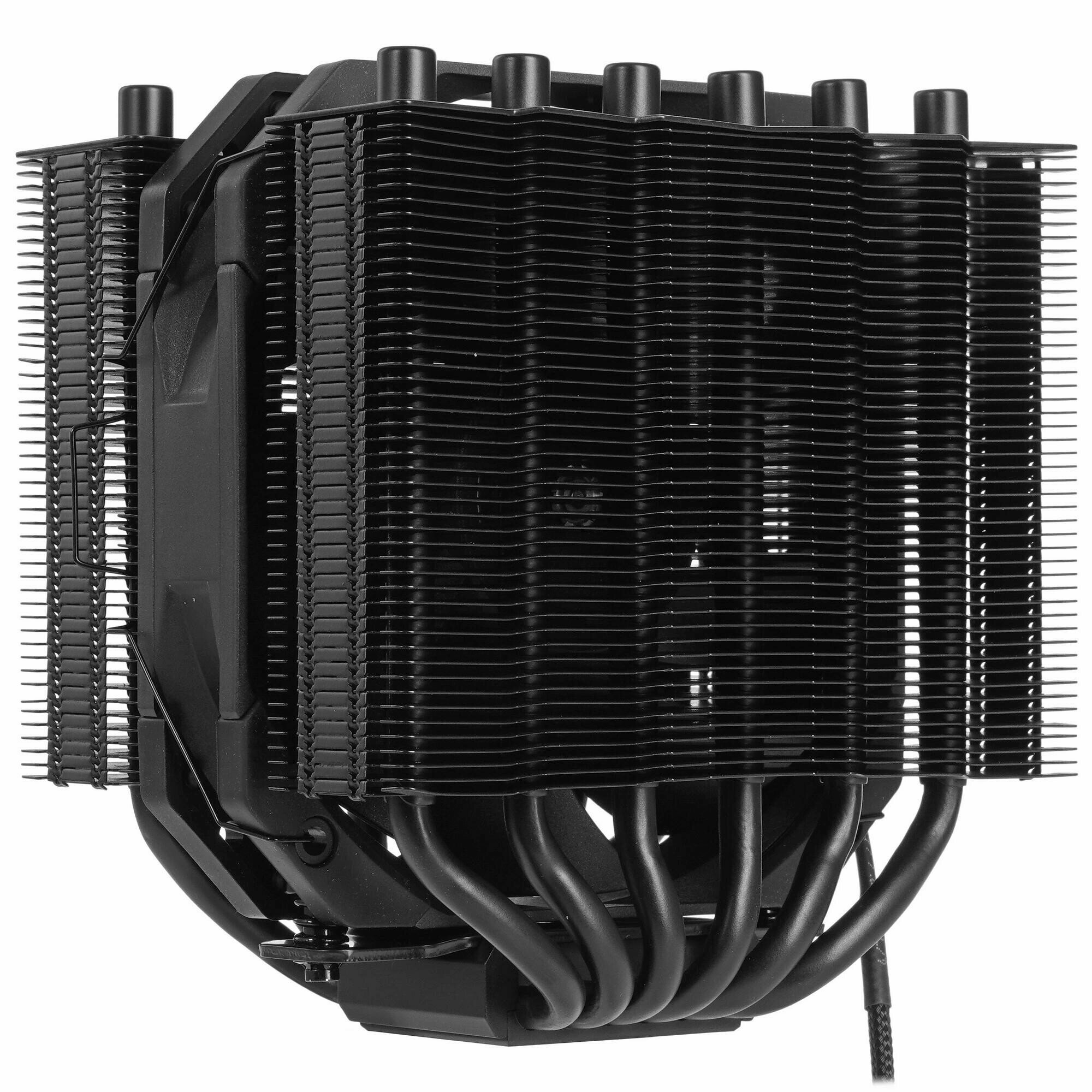 Thermalright Вентиляторы Кулер Silver Soul 135 Black LGA115X 1200 1700 2011 -3 2066 AM4 AM5 Dual Tower, 120mm PWM Fan, медное основание, 6 тепл.