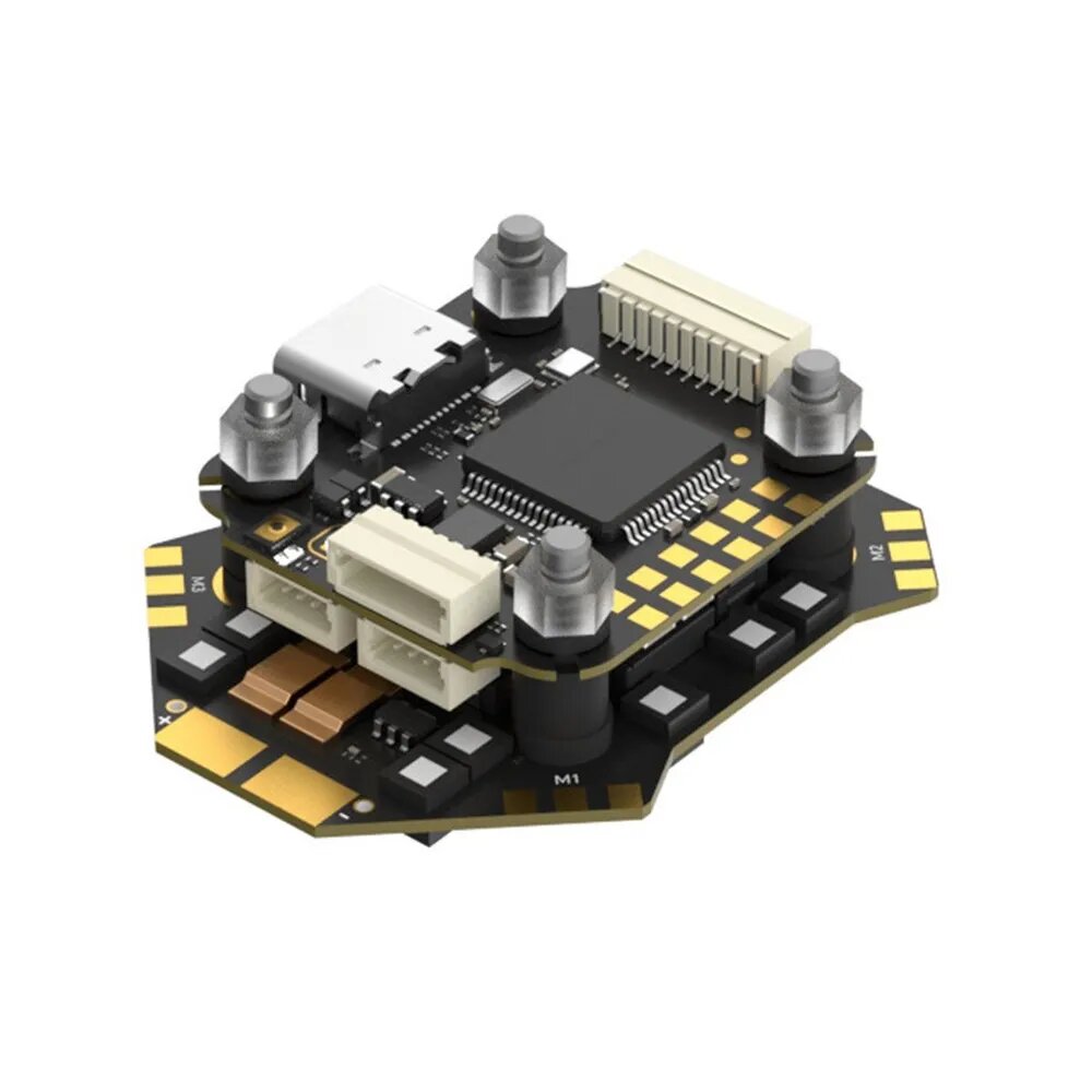 Плавильный Контроллер Borg Mini F7 Stack F722 + Регулятор Скорости 60A 2-6S
