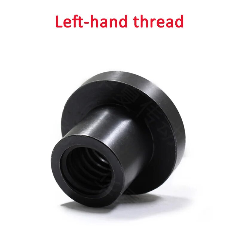 Стальная торцевая гайка для ходового винта T10-T40 T24 Pitch 4mm, Left-hand thread