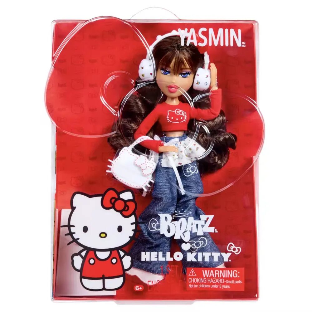 Bratz Hello Kitty - Yasmin Sanrio , 2025 Новая модная кукла, детская игрушка-подарок