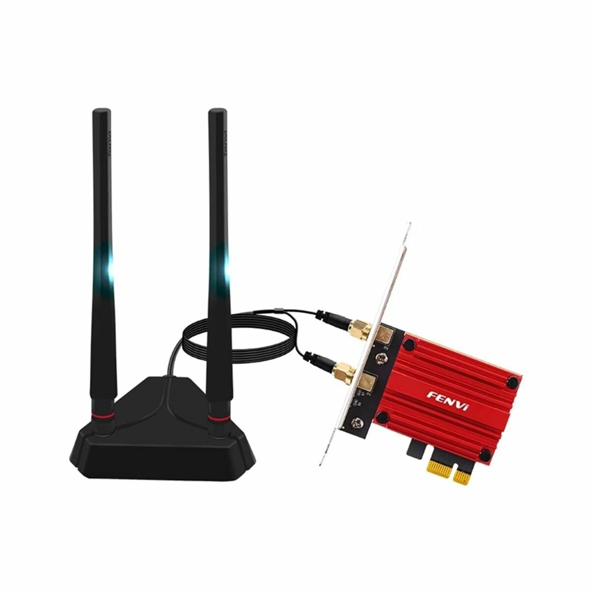 Fenvi Wi-Fi 6E AX210 PCIE Адаптер 5374 Мбит/С Bluetooth 5.3 Для ПК Win10/11 6E PCIE 5374 Мбит