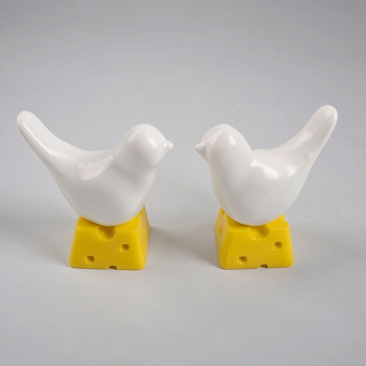 Вращающаяся птица-клавиша Artisan, 3D-печать, для механической клавиатуры Cherry MX, 2 шт, белые, желтый Ch