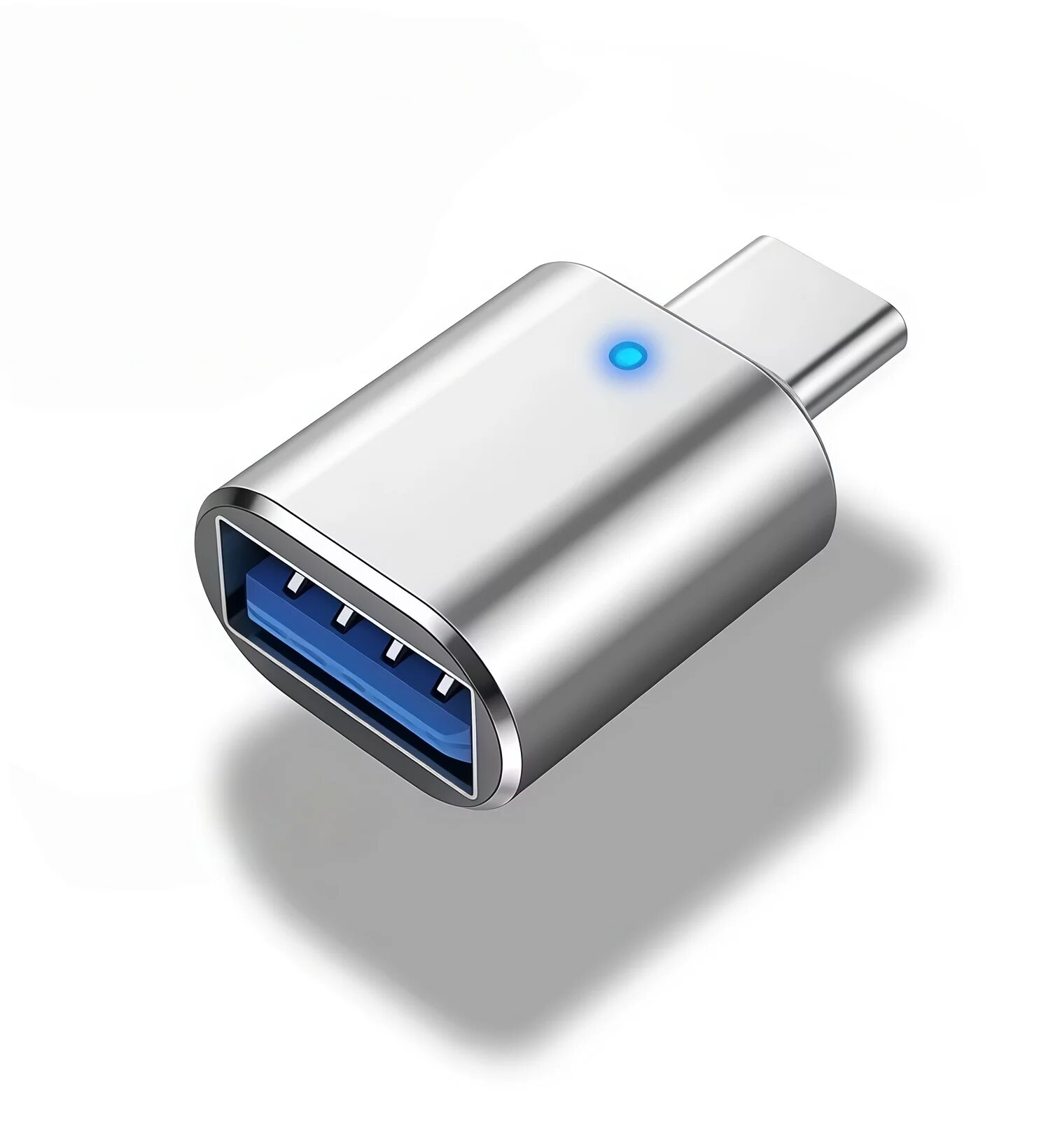 Адаптер USB A На USB-C, Передача Данных 5 Гбит/с, Быстрая Зарядка, OTG, Type-C На USB 3.0