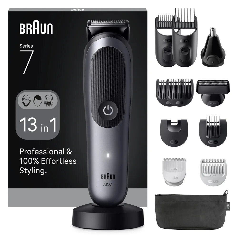 Braun Машинка для стрижки BEKLER-12073, темно-серый