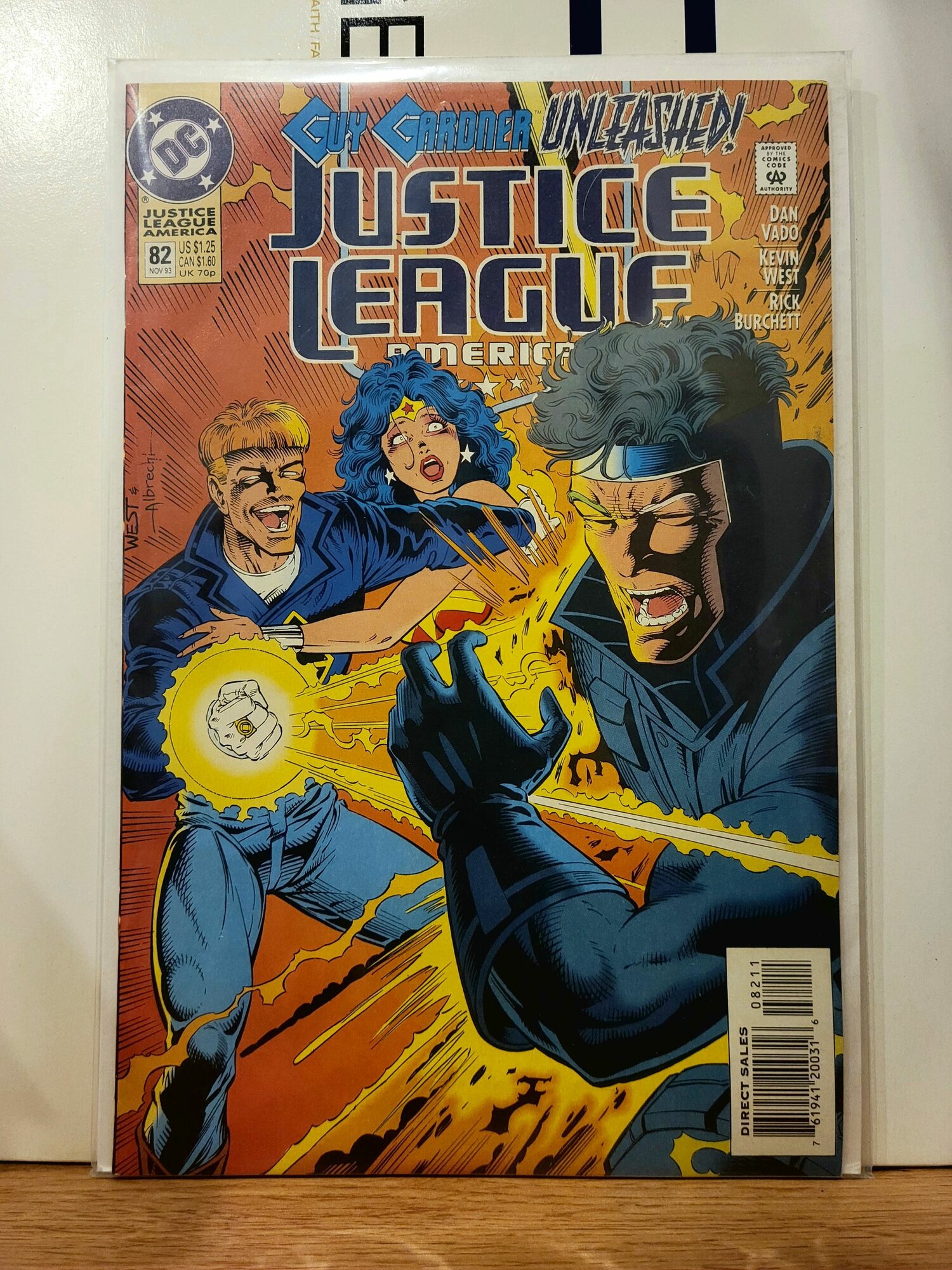 Ретро Комикс Justice League #82. 1993 Год. Коллекционный выпуск.