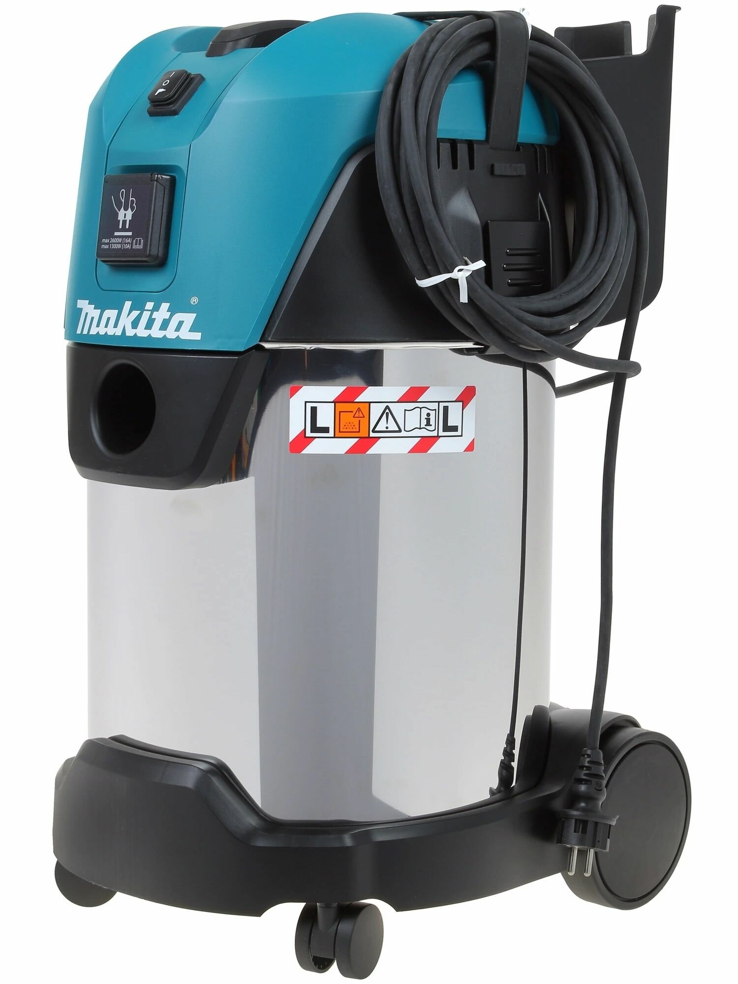 Пылесос для сухой и влажной уборки Makita VC3011L, 1000В, 210Мбар.