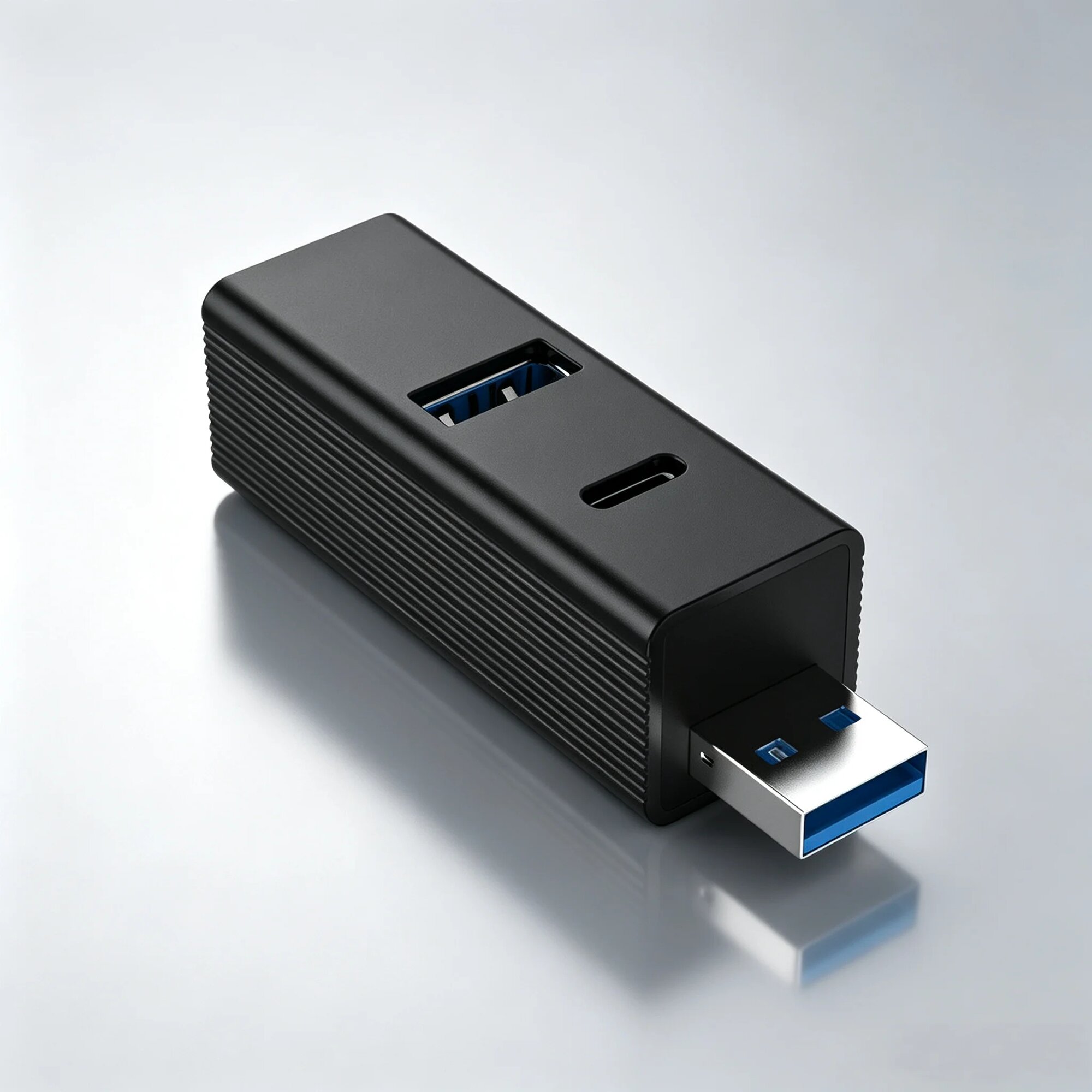 Мини USB 3.0 хаб 4-в-1