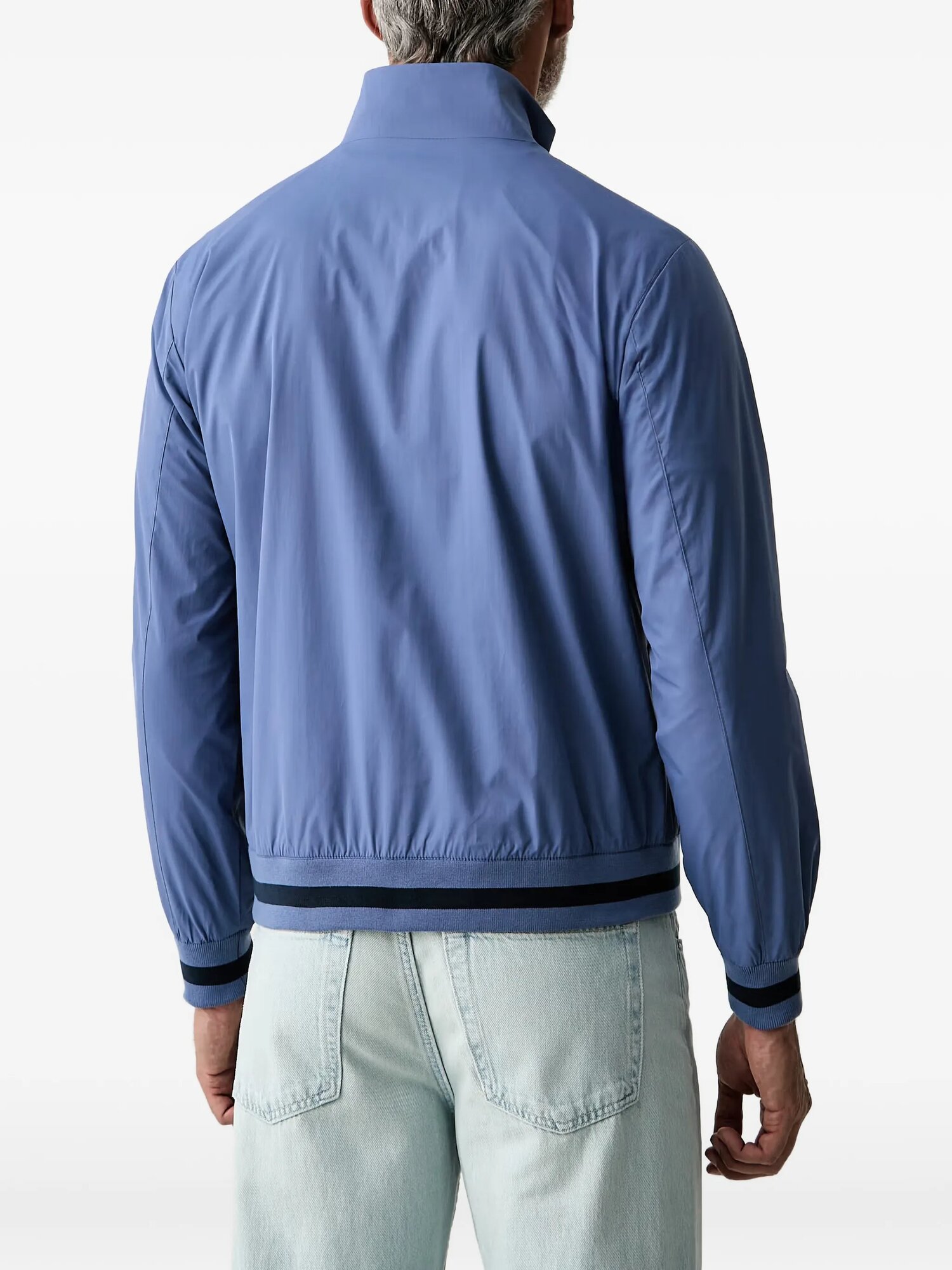 Куртка HACKETT London Logo-detail zip-fastening jacket, размер 48 — фото 1