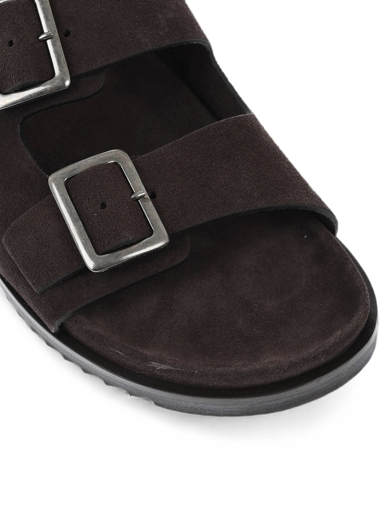 Сандалии Corneliani Buckle-fastening suede sandals, размер 7 — фото 1