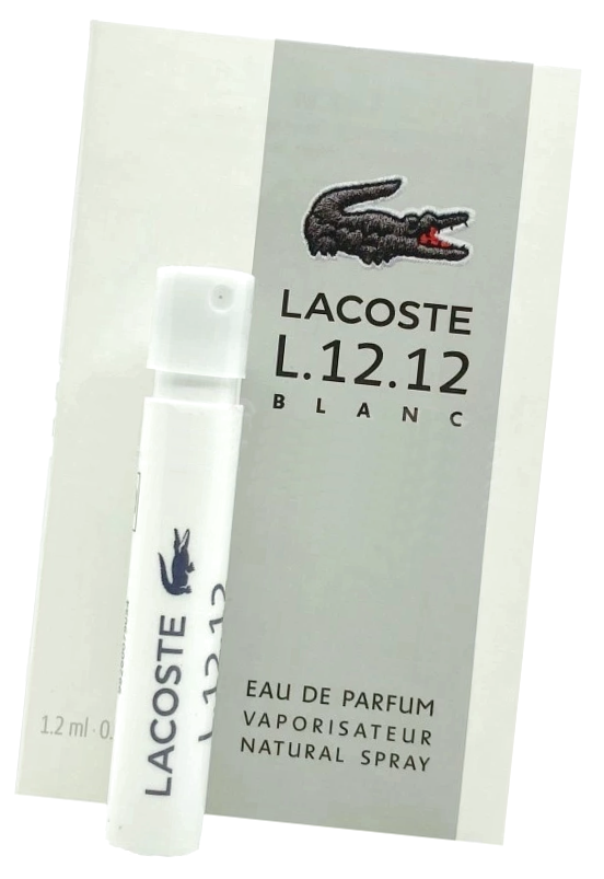 Lacoste Eau De Lacoste L 12 12 Blanc Pure парфюмерная вода мужская 1.2 мл - сэмпл