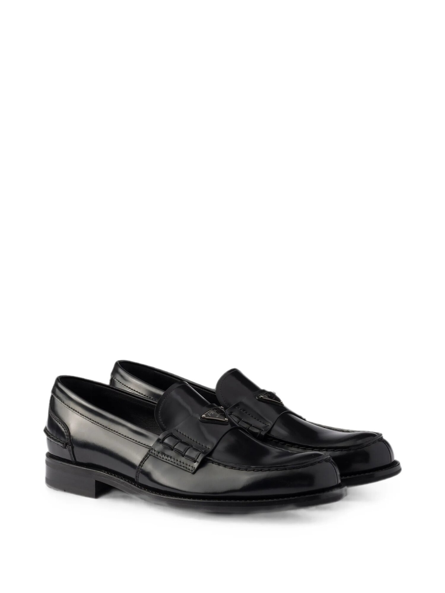 Лоферы Prada Brushed leather loafers, размер 9.5 UK — фото 1