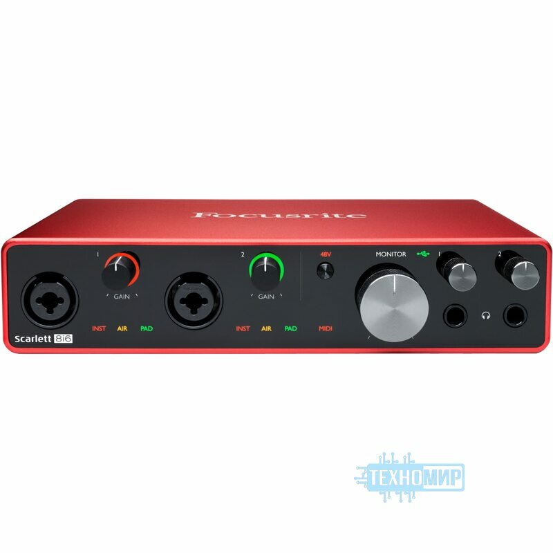 Внешняя звуковая карта Focusrite Scarlett 8i6 3rd Gen