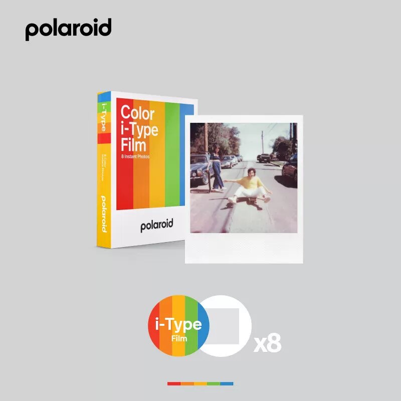 Пленка Polaroid i-Type цветная с белой рамкой, 8 листов для мгновенных камер