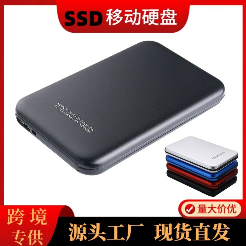 Портативный SSD 6 ТБ Черный - Высокоскоростное внешнее хранилище для ноутбука и мобильных устройств, USB 3.0