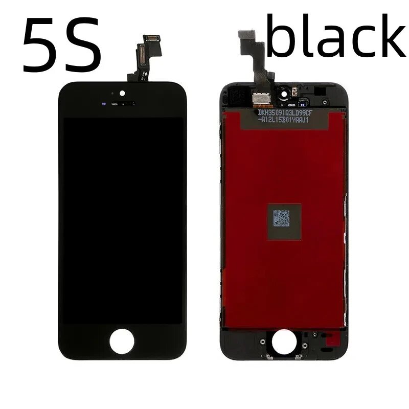 Сенсорный ЖК-дисплей для iPhone 5 5C 5S SE 6 6S 7 8 Plus, сменный экран для Черный, 5s SE Black