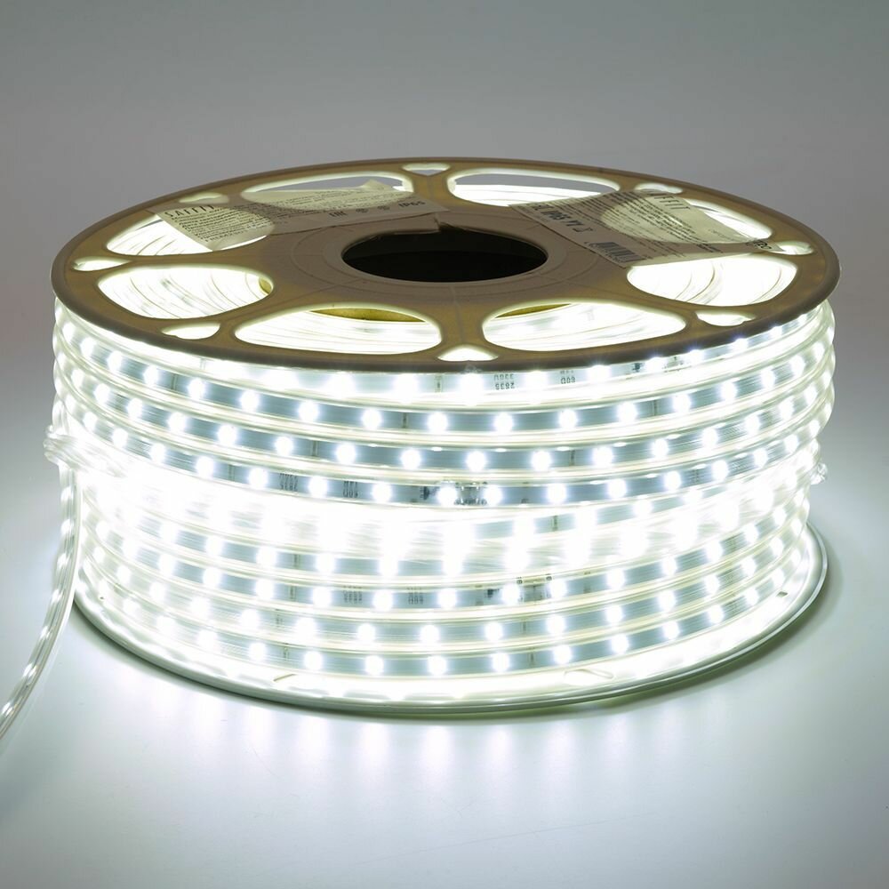 Светодиодная лента SST20 60SMD(2835)/м 6Вт/м 220V 50м , 6500K, IP65 SAFFIT 55245