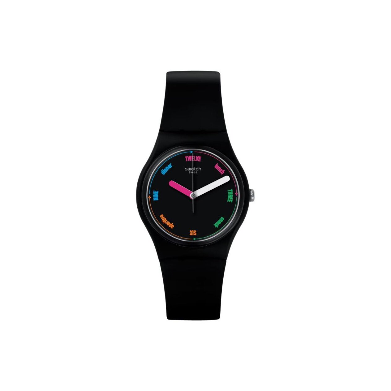 Наручные часы Swatch, черный — фото 1