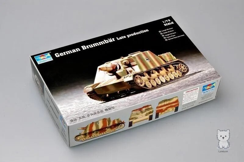 Trumpeter 1/72 07212 Немецкая самоходная установка Brummbar, поздний выпуск Танки