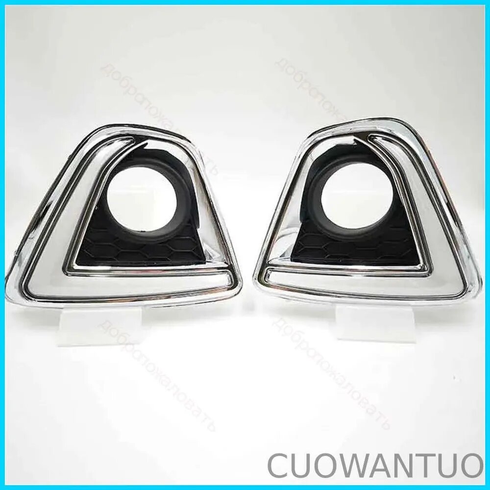 Фары автомобильные, противотуманные, 2 шт, ABS+LED, 12В, 800Лм, арт. 797