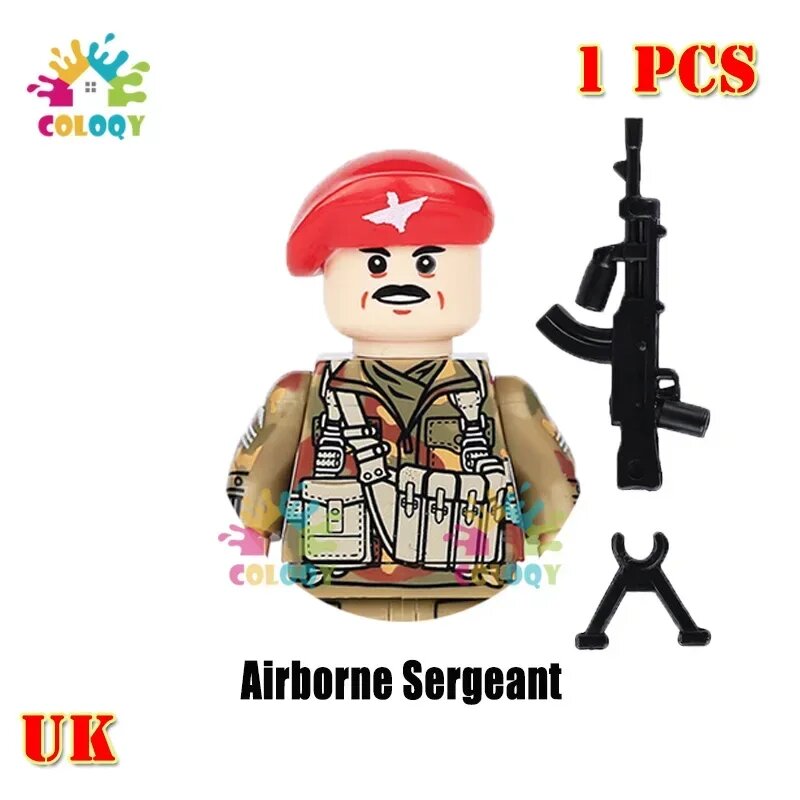 COLOQY Airborne Sergeant, красный, 1 шт.