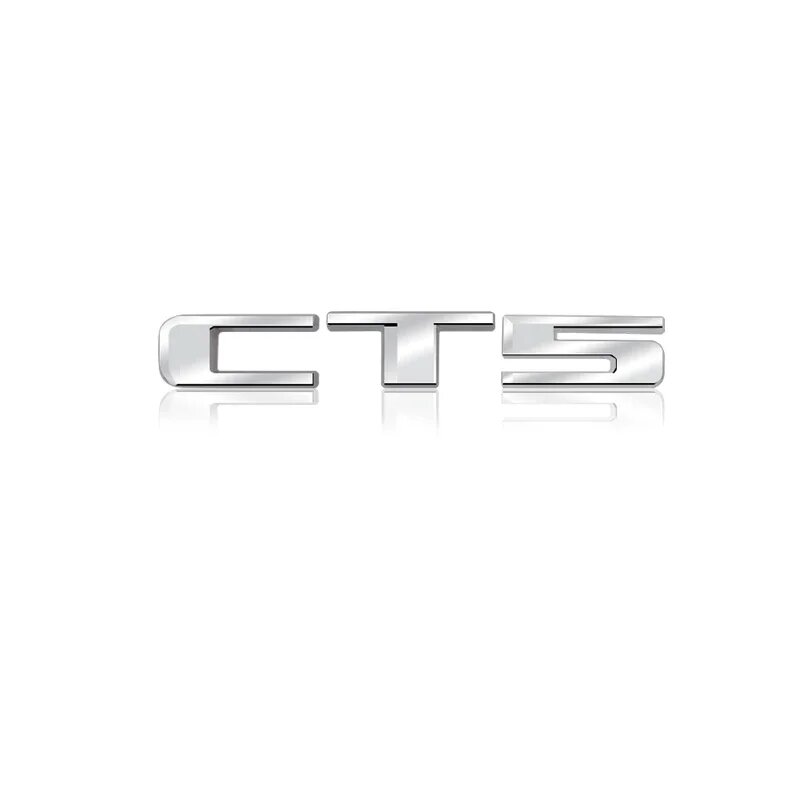 Металлическая наклейка с эмблемой заднего багажника автомобиля для Cadillac CT4 CT5 CT6 Бежевый, CT5