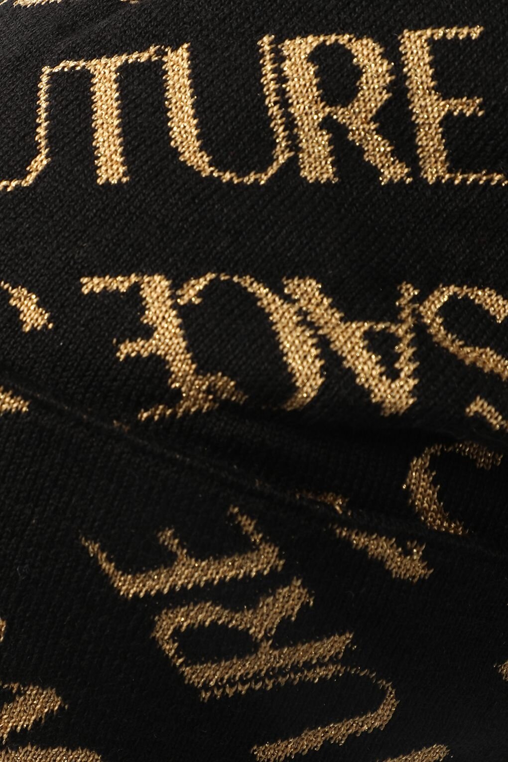Шапка Versace Jeans Couture для женщин, размер onesize, черный/золотой — фото 1