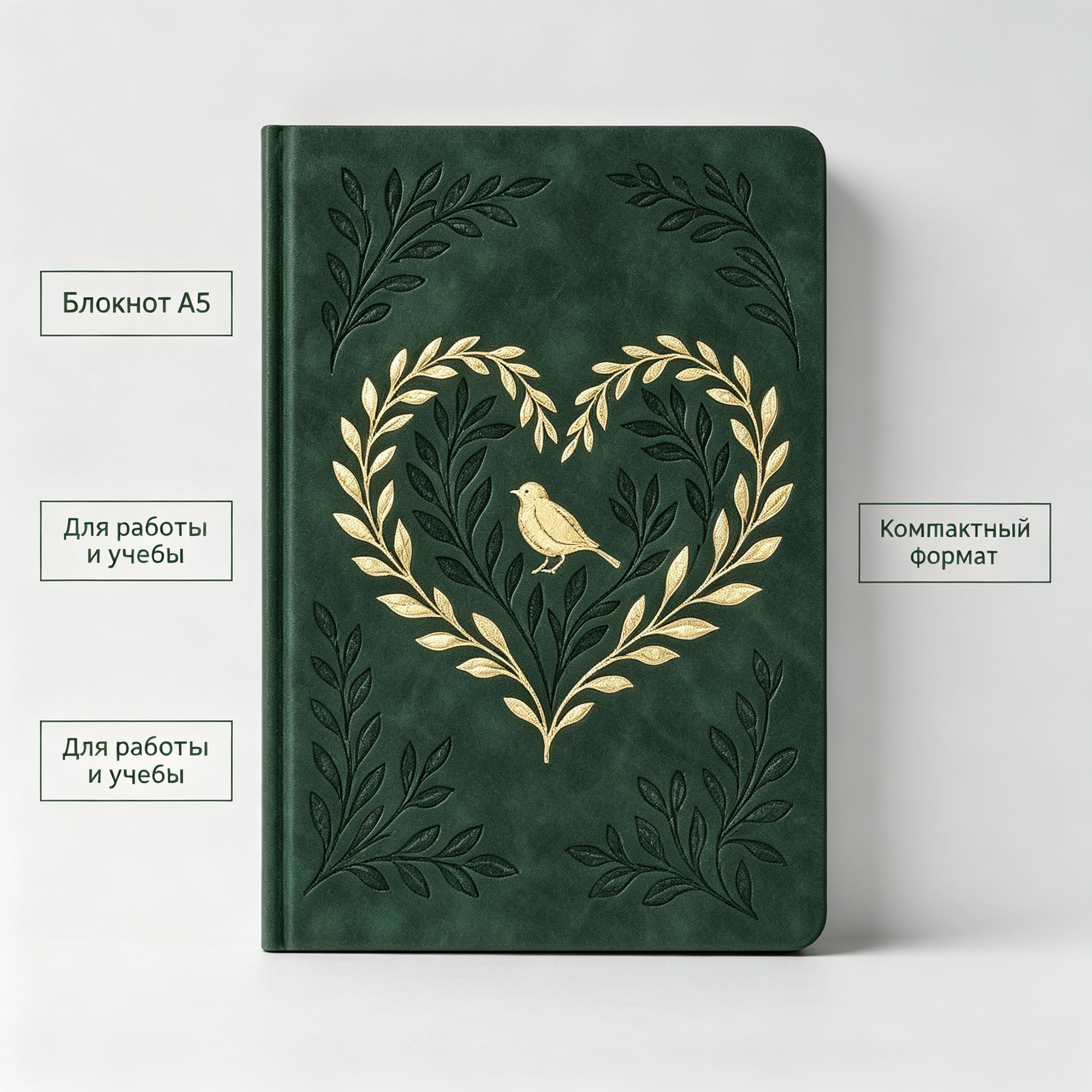 Новый блокнот А5 из плотной бумаги, высококачественная книга для рисования, серия «Креативные цветы и птицы», популярный экспортный блокнот.