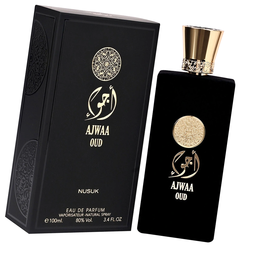 Нусук Аджваа Уд Блэк мужская парфюмерная вода 100 мл / Ajwaa Oud Black