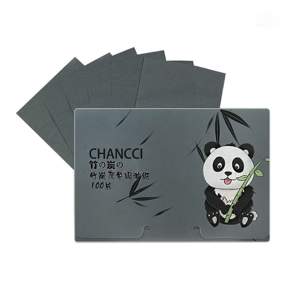 CHANCCI Салфетки матирующие для лица, зелёный чай, 100 шт