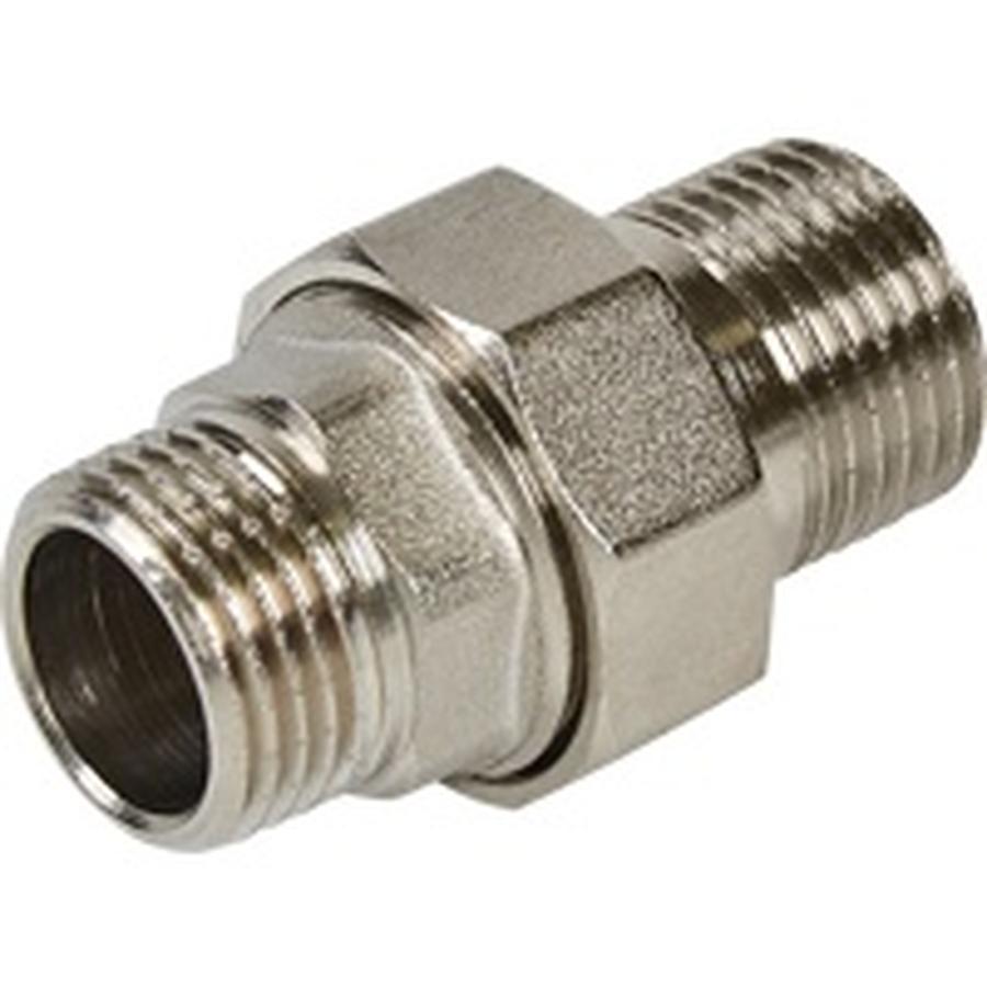 Сгон прямой американка Valtec 1/2' НР мм никелированная латунь S72800004