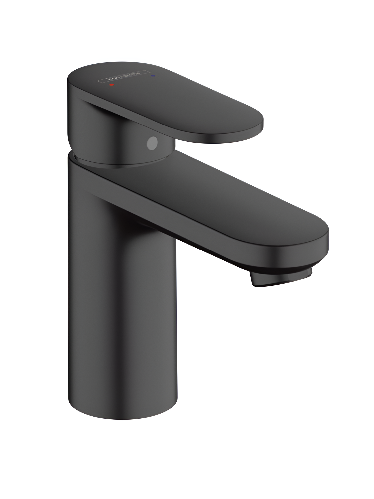 Смеситель для раковины со сливным гарнитуром Hansgrohe Vernis Blend 100 (71551670) черный матовый