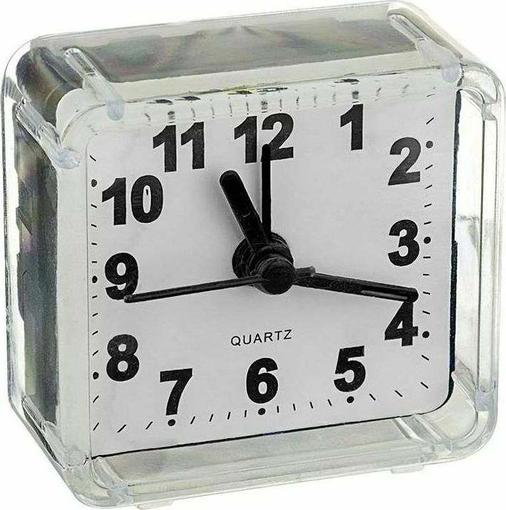 Будильник настольный (PF_C3086) Quartz "PF-TC-001" белые
