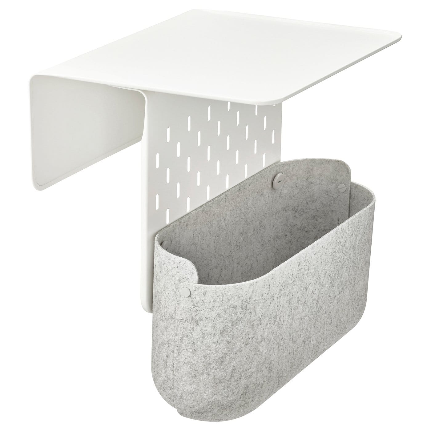 Подставка на подлокотник ikea kramphult/skadis, белый, 24x36x20 см 096.249.04