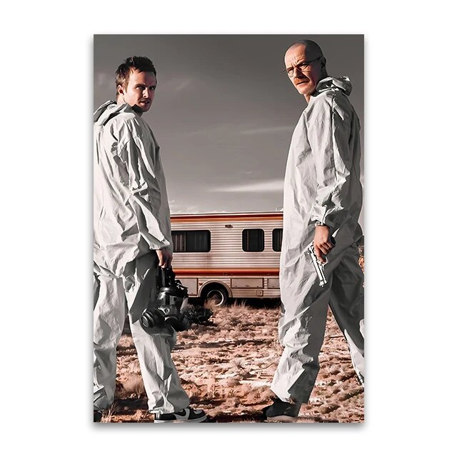 Настенный принт "Во все тяжкие" на холсте SW10263, (A3)30x42cm Unframed