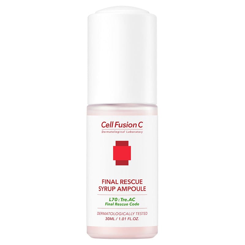 Сыворотка для ухода за кожей Cell Fusion C Final Rescue Syrup Ampoule R owy сироп, успокаивающий раздражение 30 мл