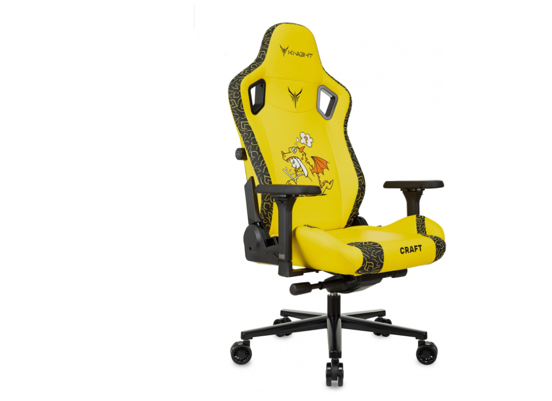 Кресло Knight Craft Dragon желтый