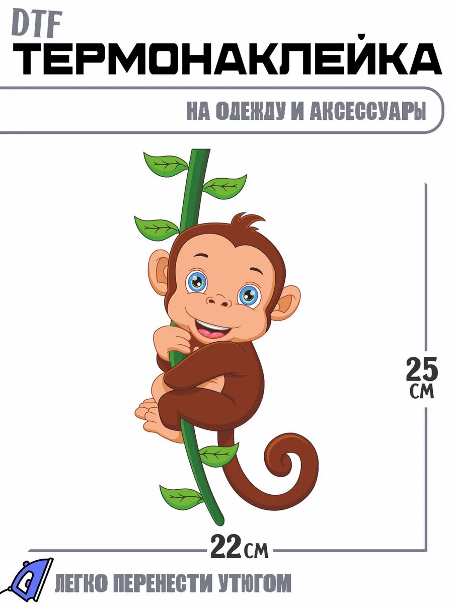 Термонаклейка Обезьяна