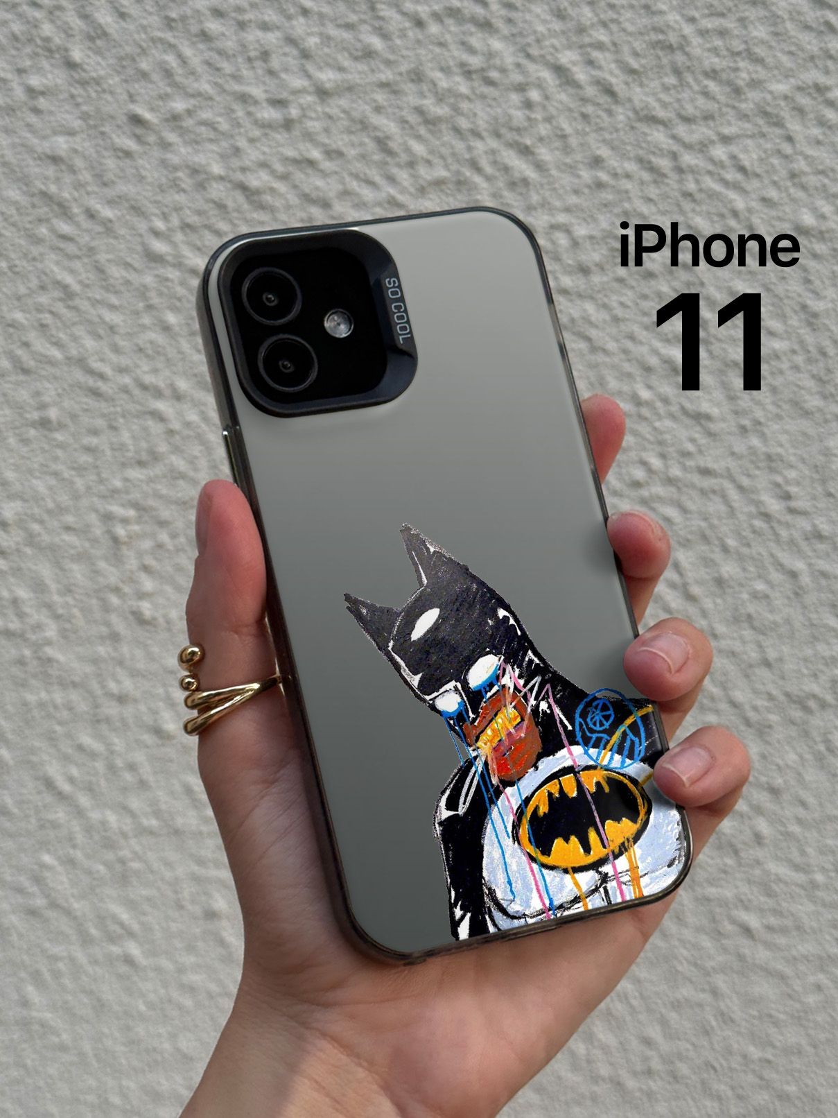 Чехол на iPhone 11 с бэтмен