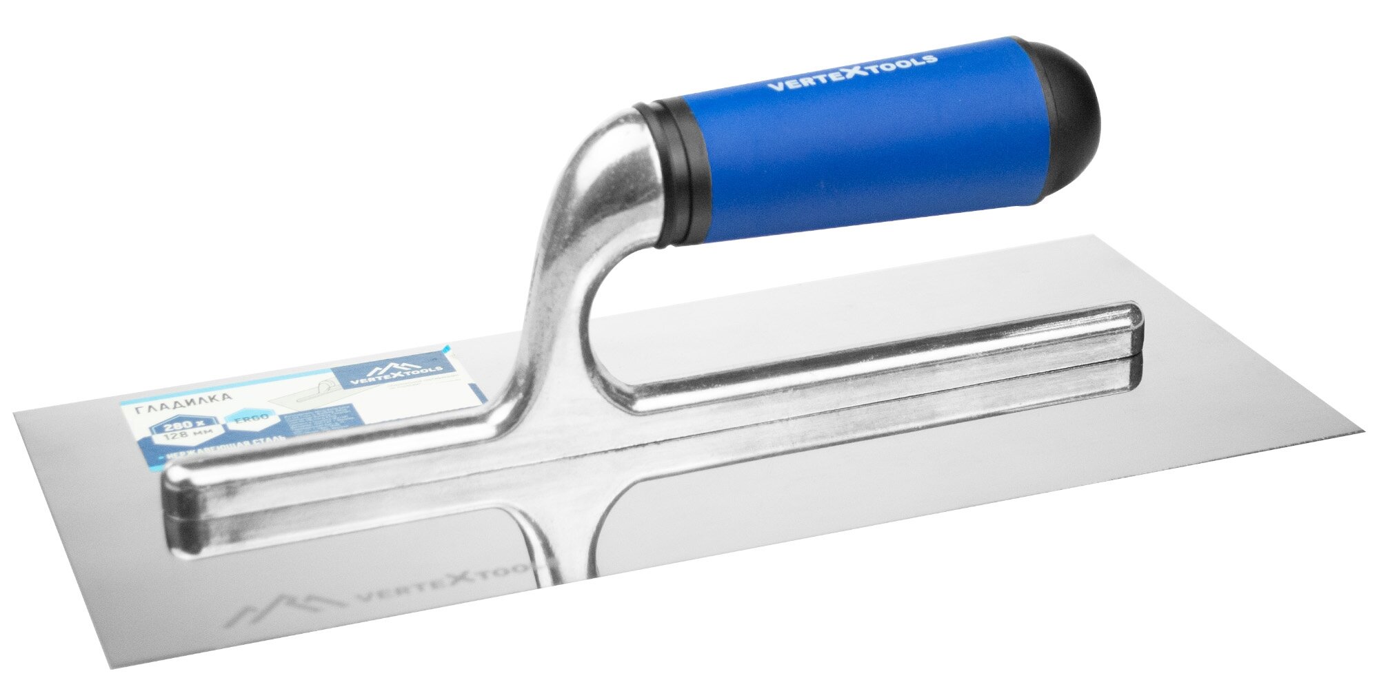 Гладилка сталь Vertextools 16-280-128 280x128 мм