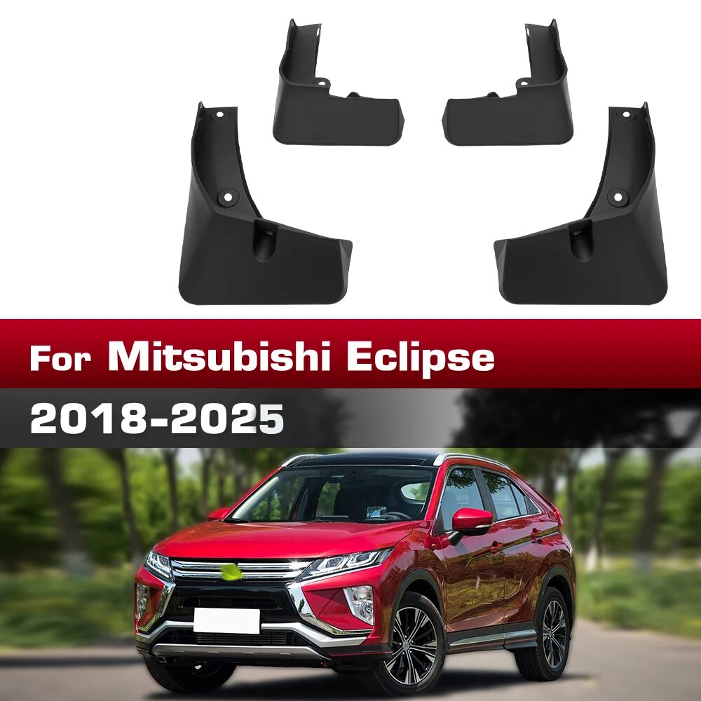 Брызговики Для Mitsubishi Eclipse Cross 2018-2025, Боковые Сплиттеры, Защита Переднего Бампера, Автозапчасти