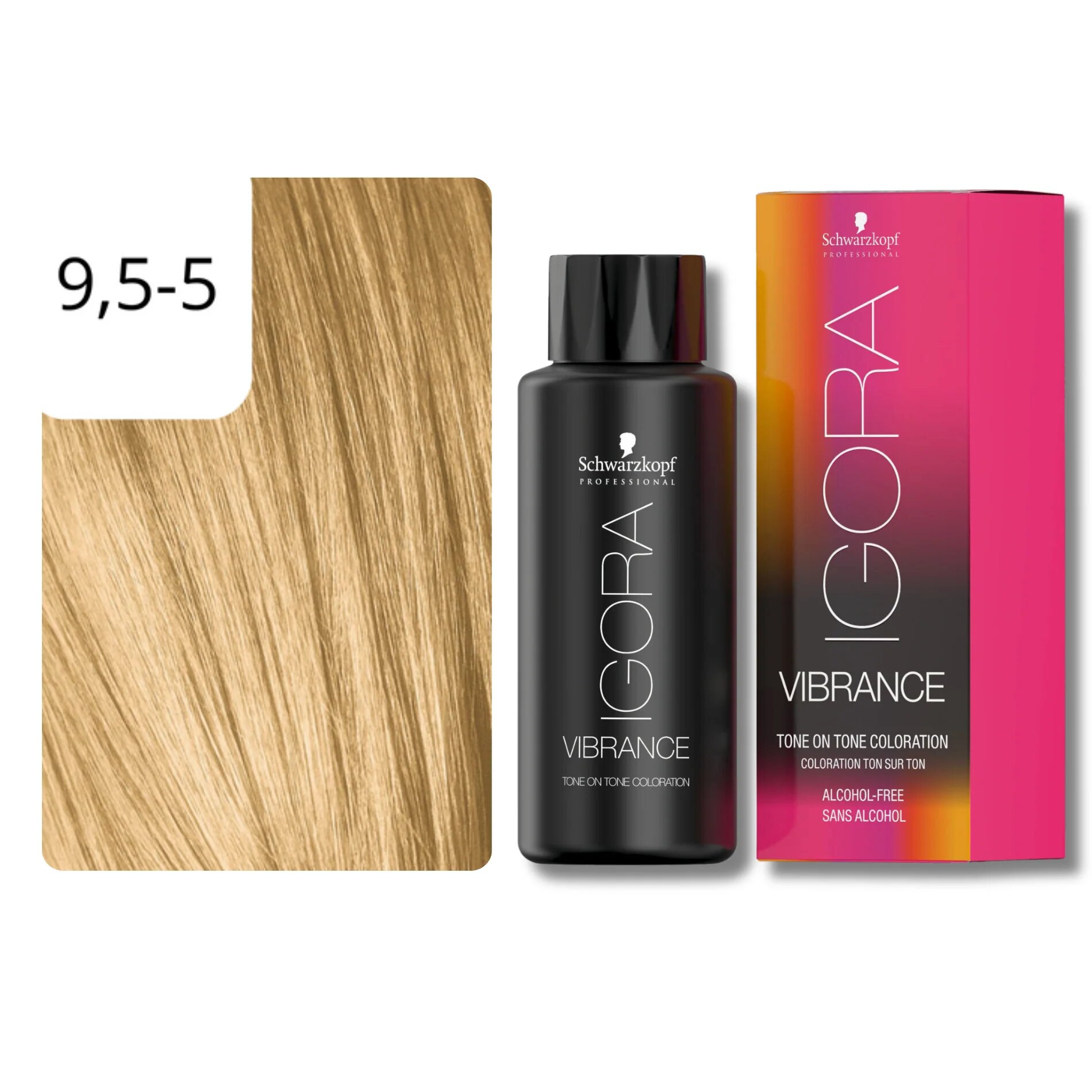 Schwarzkopf IGORA Vibrance 9,5-5 тонер золотистый Краска для волос 60мл