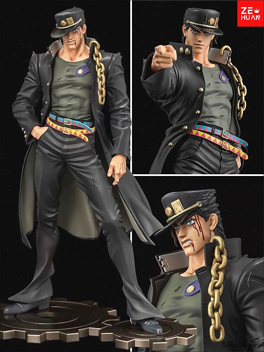 1/6 масштабная фигурка из ПВХ ДжоДжо Куджо Джотаро 27 см аниме JoJo's Bizarre Adventure