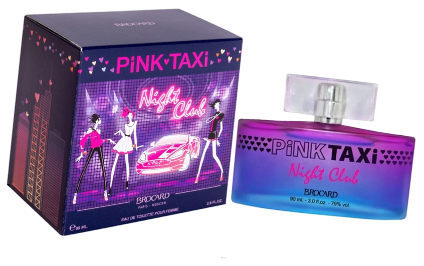 Туалетная вода Pink Taxi Night Club 90 мл для женщин - Брокард Пинк Такси Найт Клуб