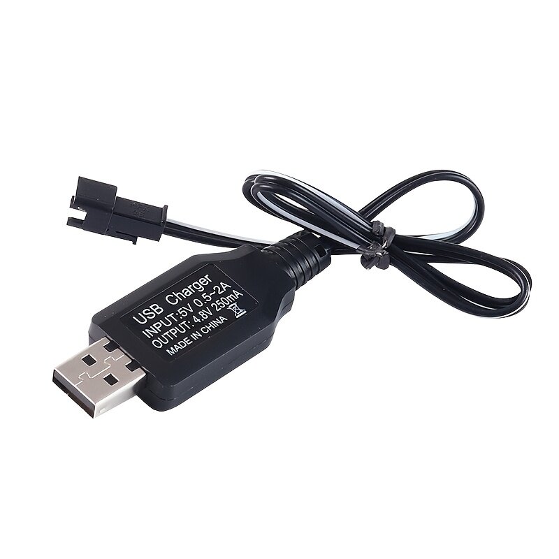 Кабель для зарядки аккумуляторов USB 3.7В/4.8В/6В/7.2В, 1 шт.